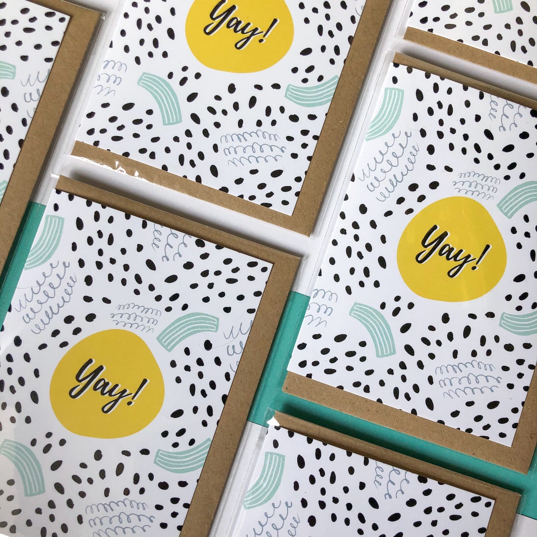 Yay Card Congratulations Card Well Done Card Celebration Card - Etsy