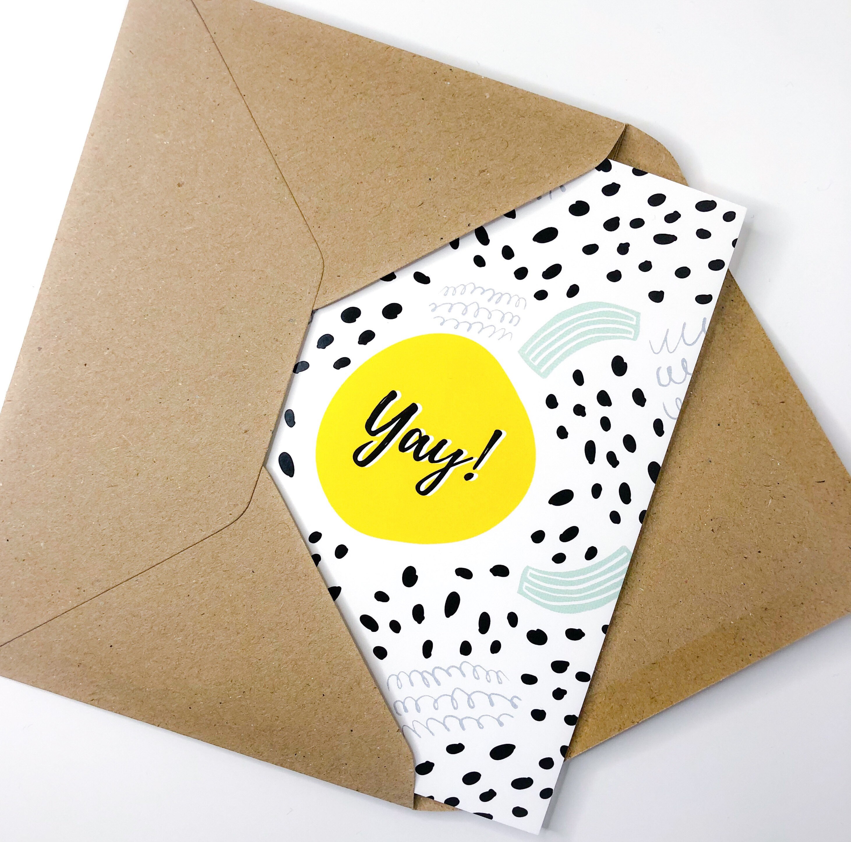 Yay card Congratulations card Well done card Celebration | Etsy