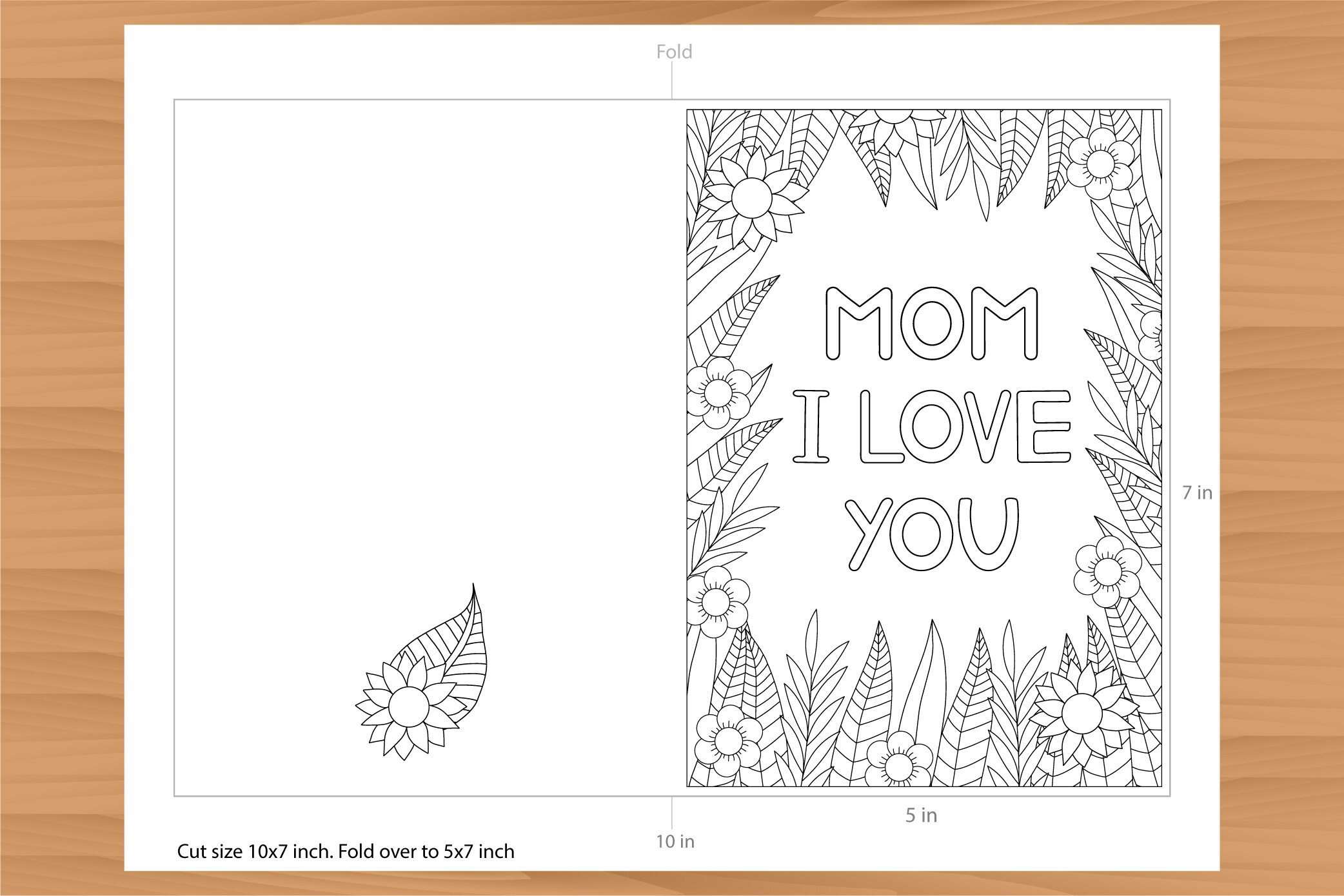 Mother's Day Coloring Cards, 3 Card Templates, Mothers Day Cards ...