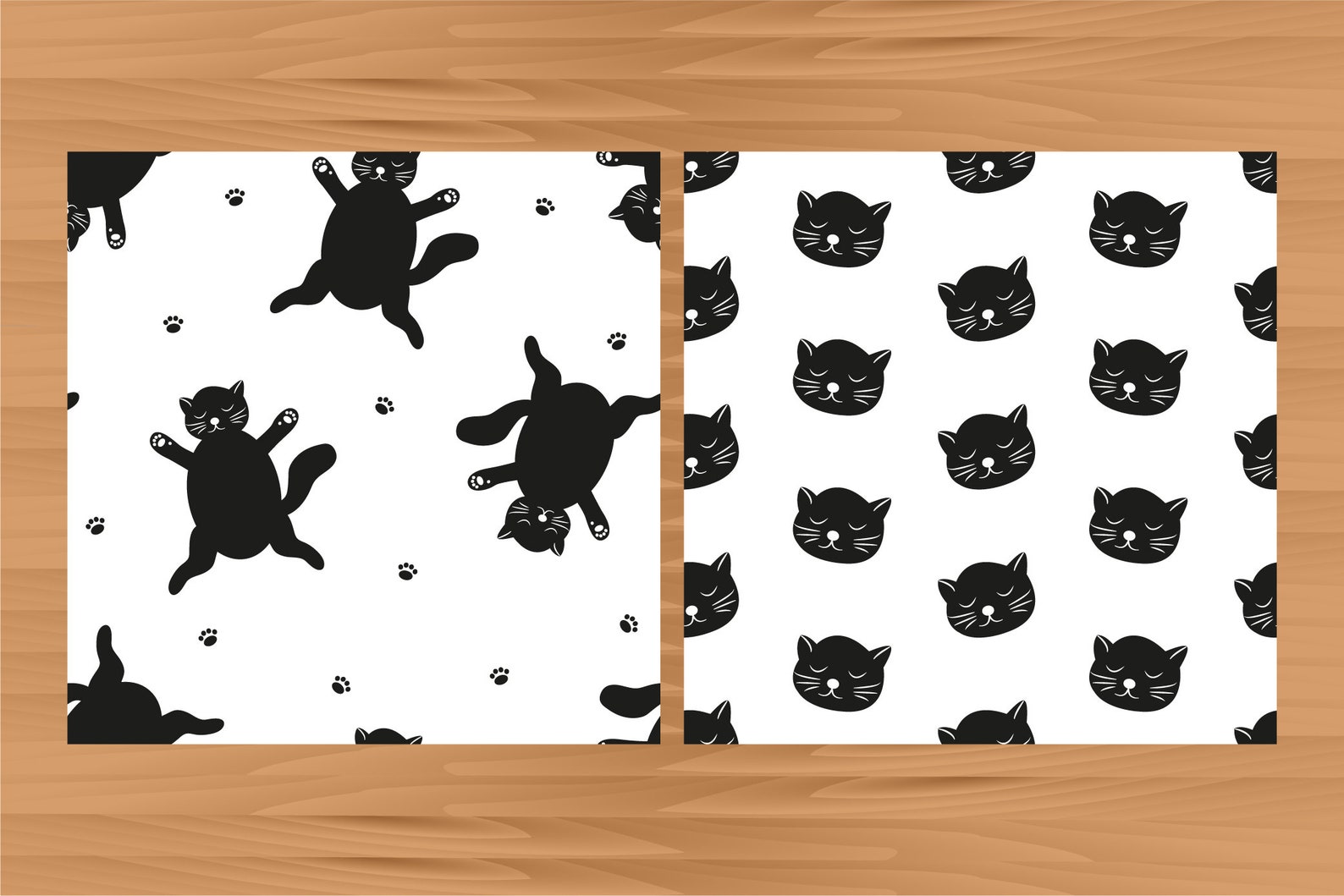 Cat Digital Paper 10 Cat Patterns Kitten Patterns Cute - Etsy