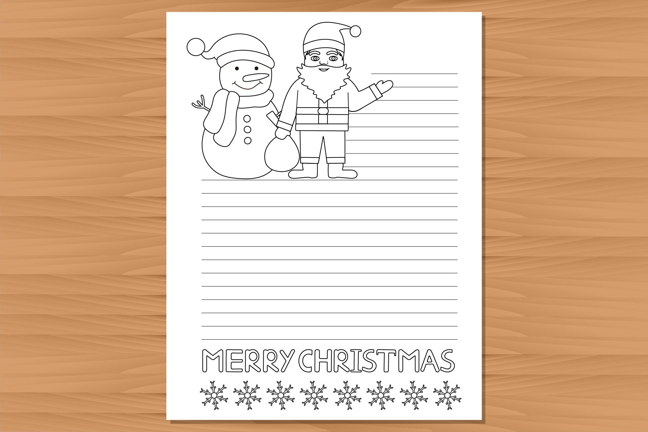 Christmas Letter - Letter to Santa - 3 Printable Cards - Christmas Wish ...