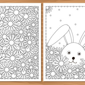 Spring Coloring Pages, Easter Coloring Pages, Bunny Coloring, Colouring ...