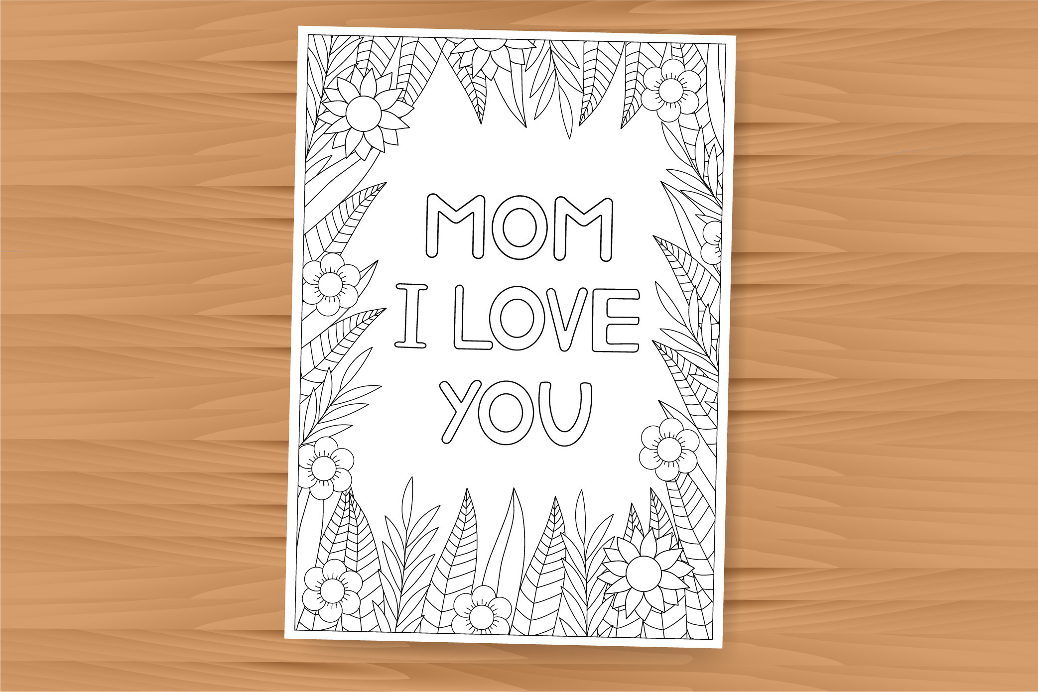 Mother's Day Coloring Cards, 3 Card Templates, Mothers Day Cards ...