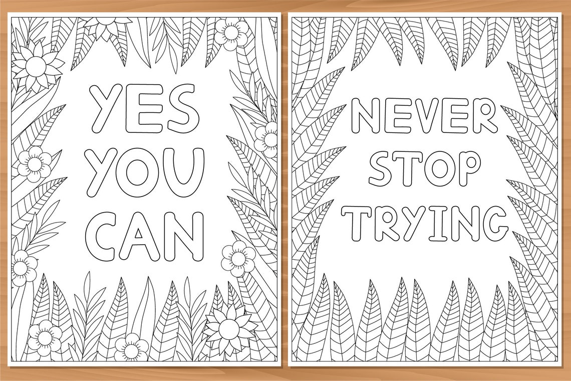 Affirmations Coloring Pages, Affirmation Coloring, Printable Quotes ...