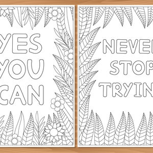 Affirmations Coloring Pages, Affirmation Coloring, Printable Quotes ...