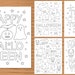 Halloween Coloring Pages 5 Digital Coloring Prints Printable Colouring ...