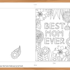 Mother's Day Coloring Cards, 3 Card Templates, Mothers Day Cards ...
