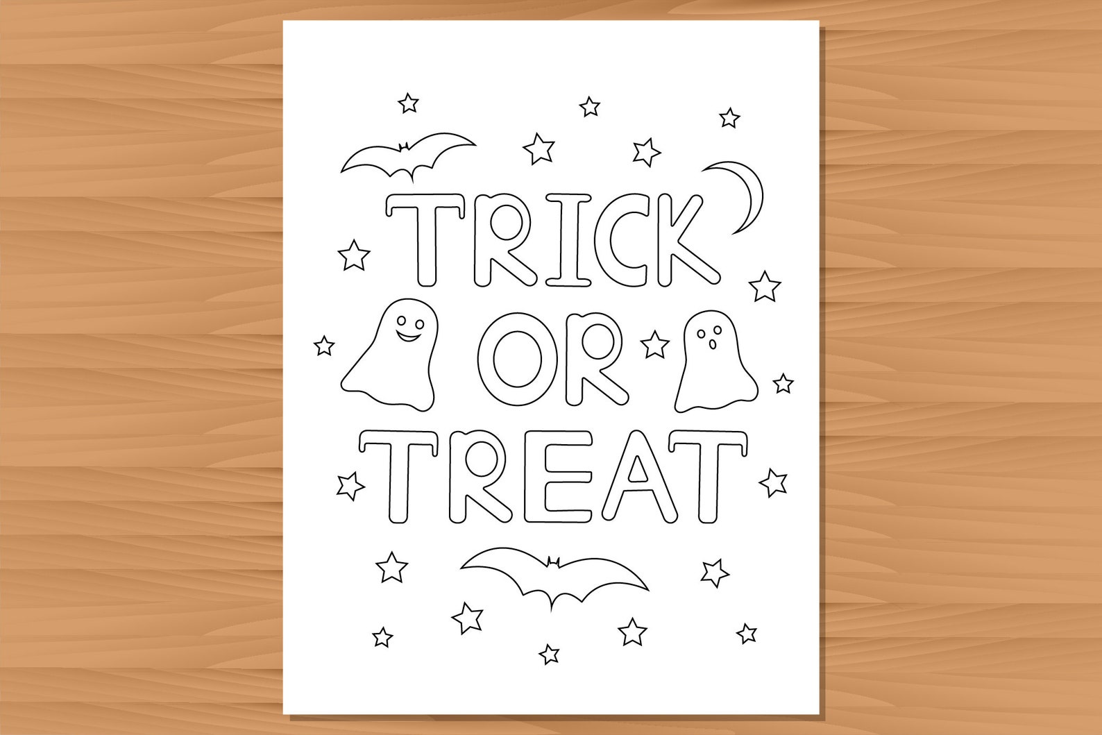 Halloween Coloring Pages 5 Digital Coloring Prints Printable Colouring ...