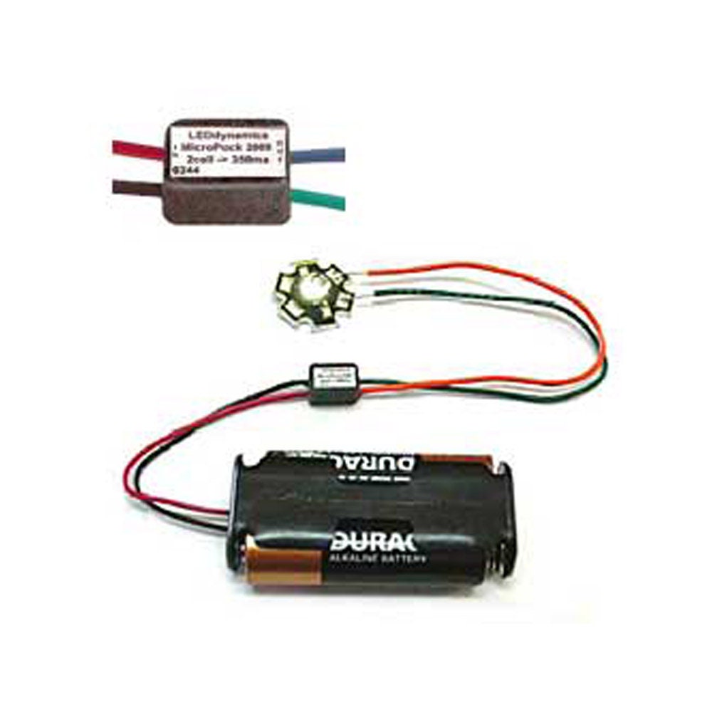 Battery LED Light DIY With Driver and Battery Holder to Make Your Own ...