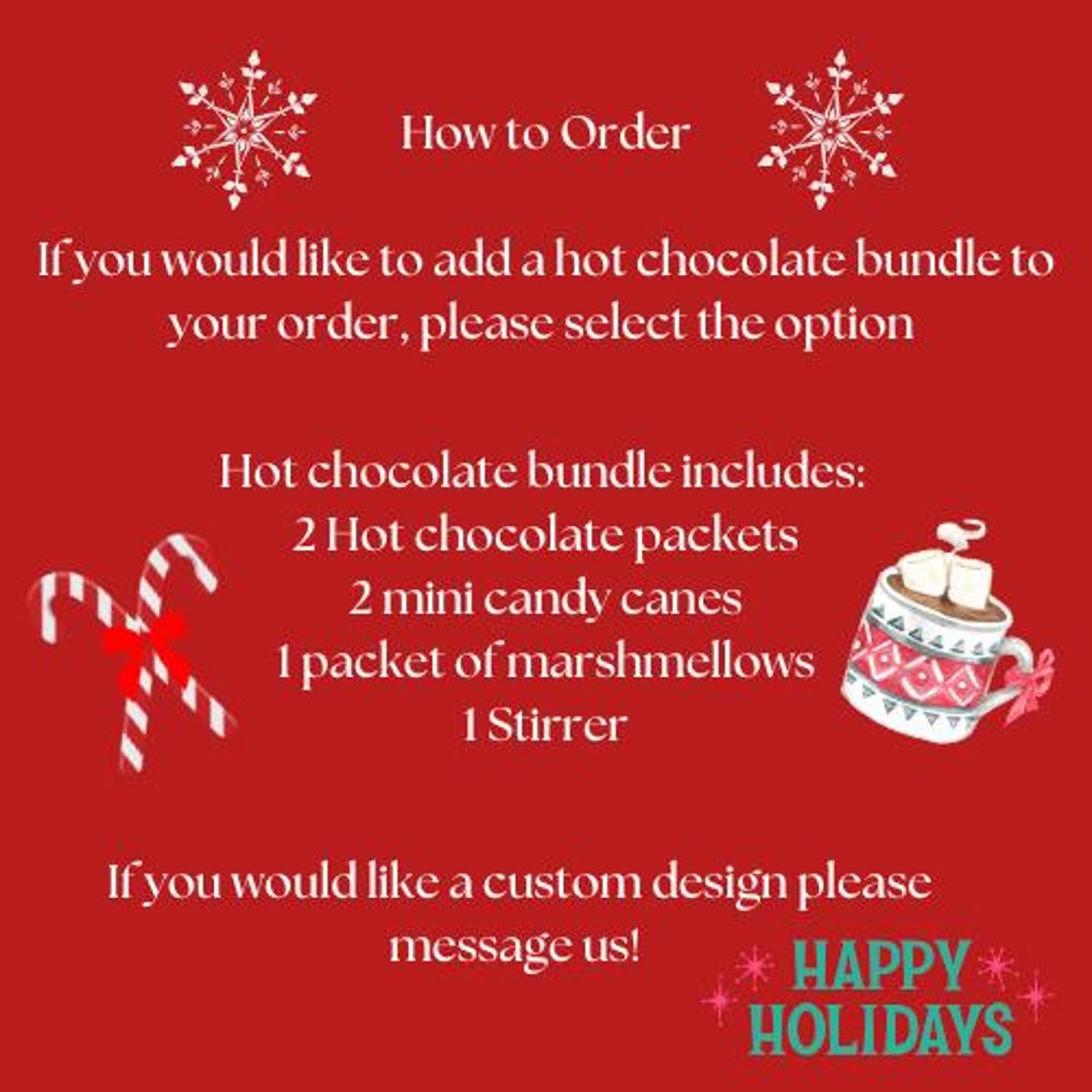 Personalized Christmas Mug With Hot Chocolate Bundle, Snowman Mug ...