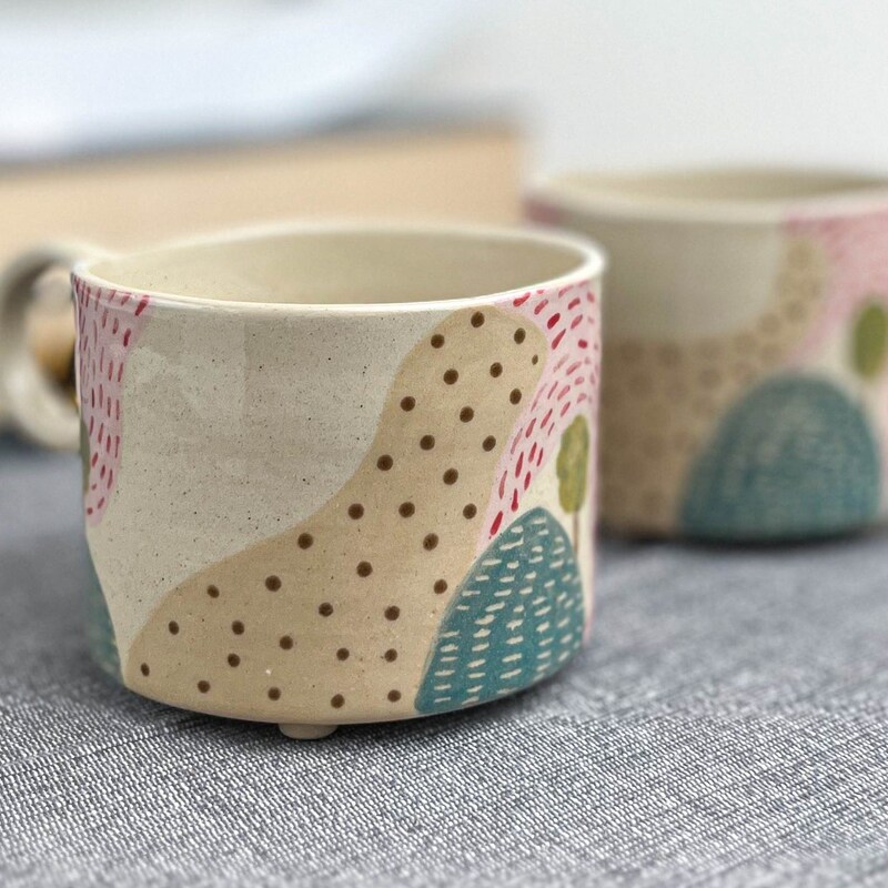 Ceramic Pottery Mugs - Etsy