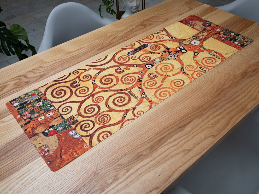 XL Table Runner Made of Felt Art Deco / Printed Table Runner / Table ...