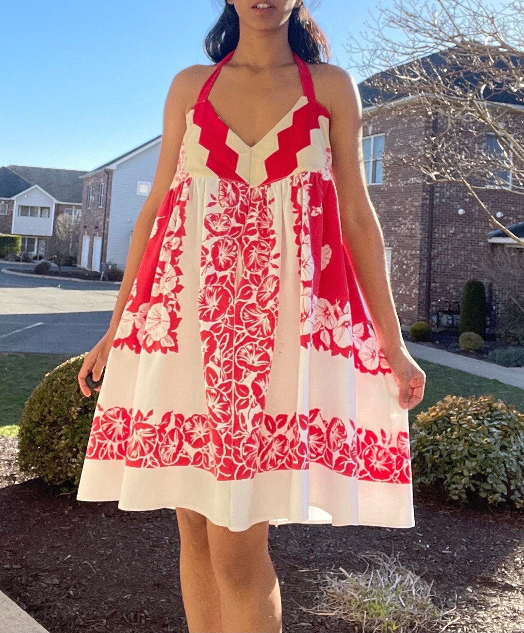 Upcycled Tablecloth Dress / One off Clothing / Slow Fashion ...