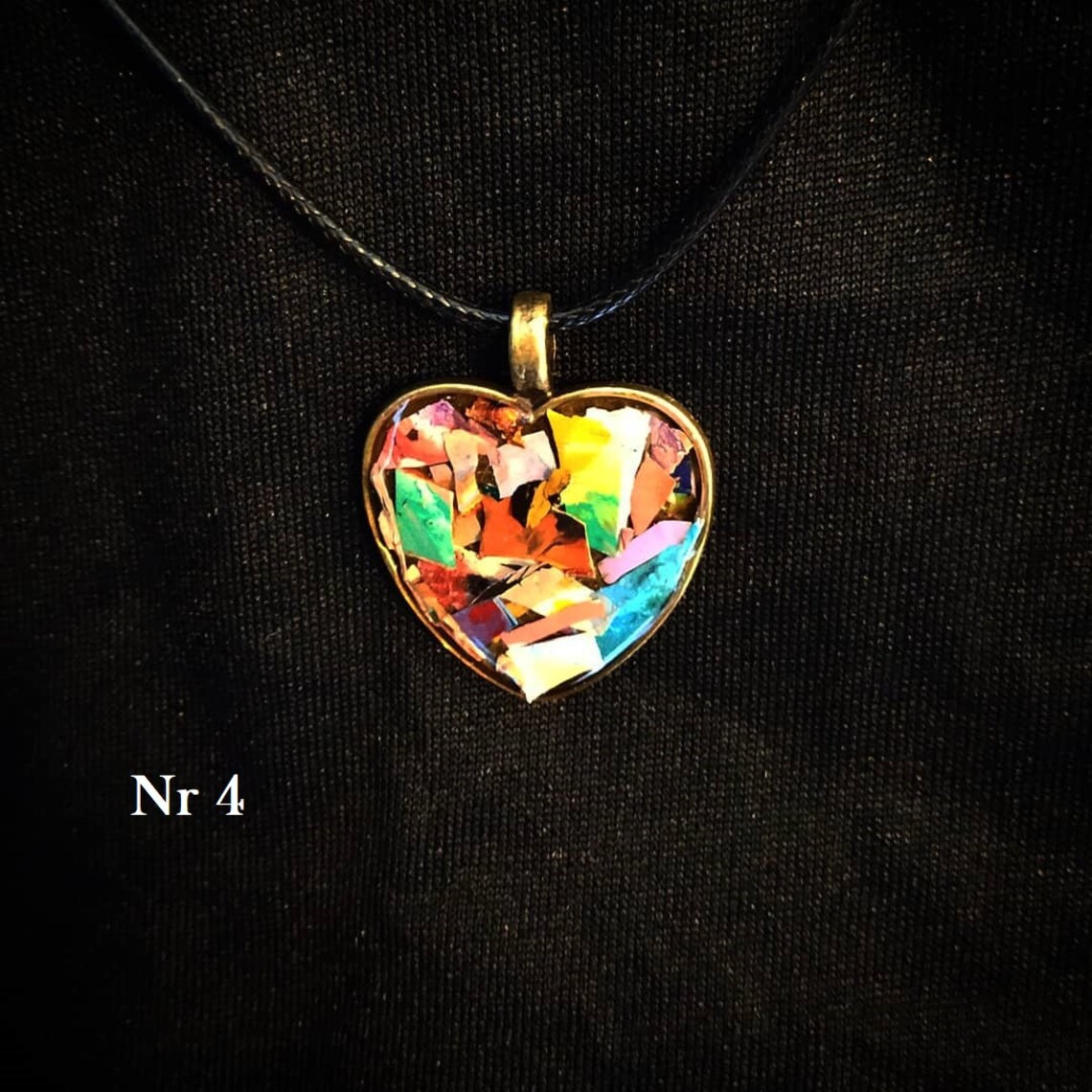 Handmade 'abstract' Heartshaped Necklace - Etsy