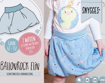 Balloon Skirt Pattern - Etsy