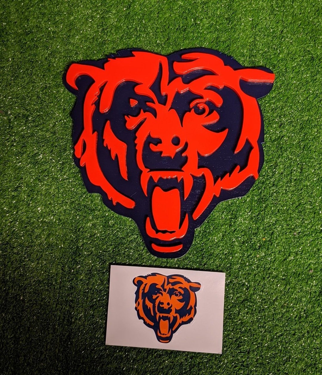 Bears Custom Wood Logo (7x7 Inches) - Etsy