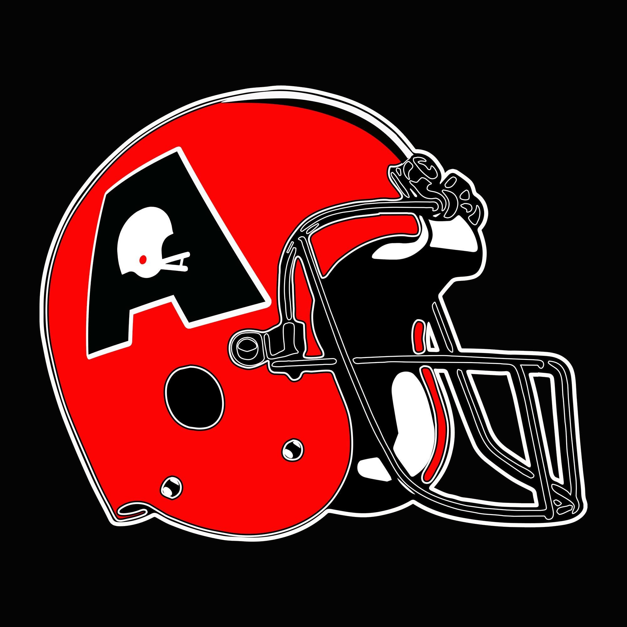 Custom Digital Football Helmet Graphic for Fantasy Football - Etsy