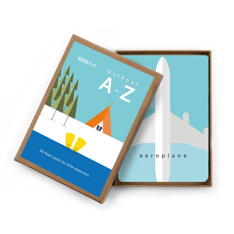 Outdoor A-Z Flash Cards - Etsy UK