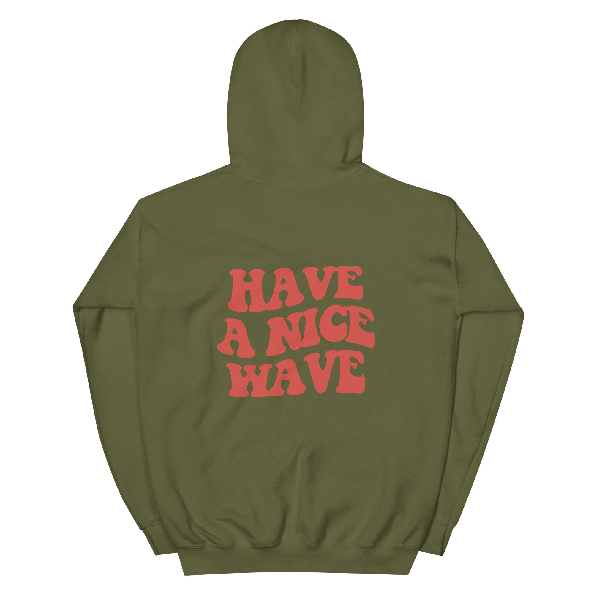 Trendy Oversized Hoodie, Have a Nice Wave Hoodie, Surf Hoodie, Surfer ...