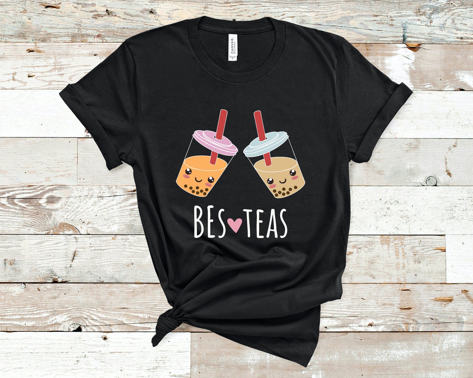 Black Bes-teas Shirt, Boba Bubble Tea Lover, Milk Tea Lover, Caffeine ...