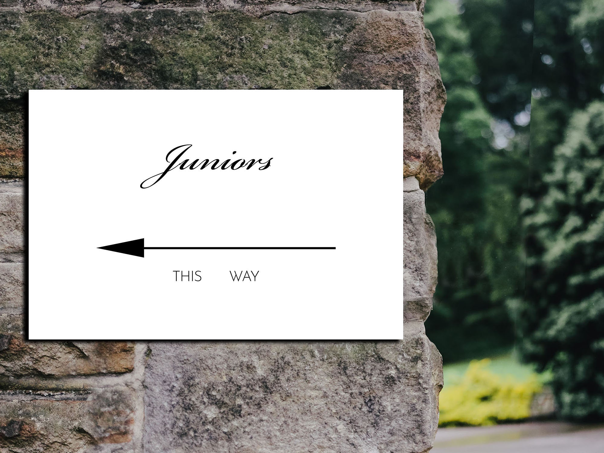 Letreros imprimibles para la escuela superior y la escuela secundaria ...