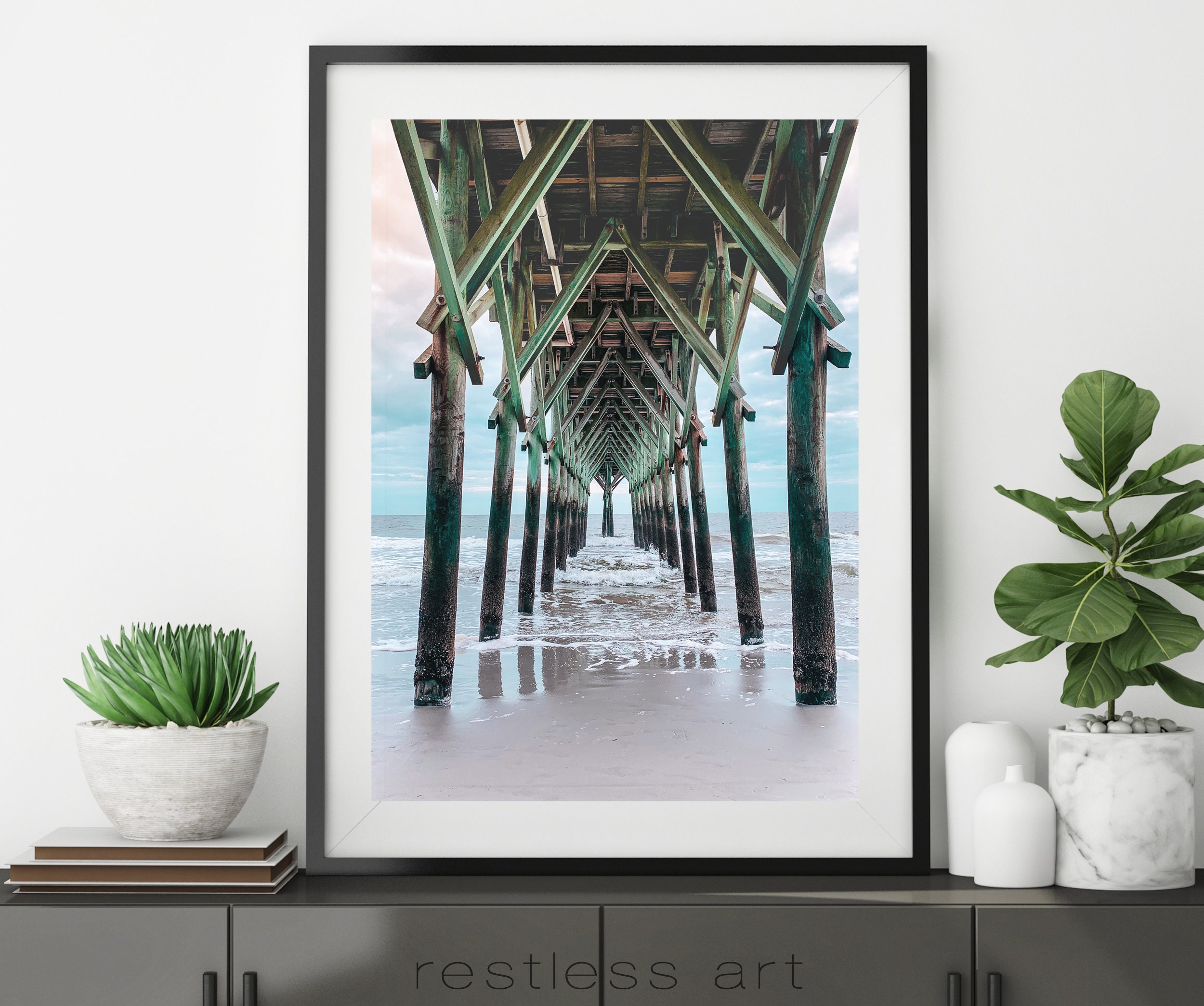 Printable Art Digital Download Photography 'pier Perspective' Print ...