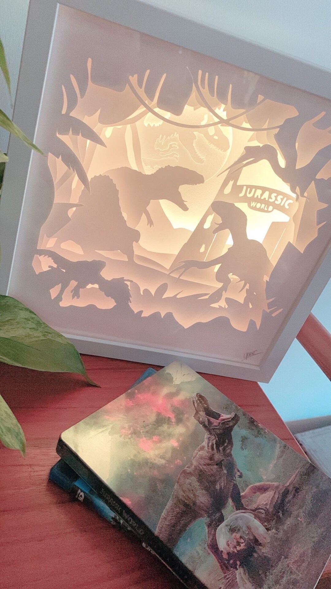 Jurassic World Light Frame - Etsy