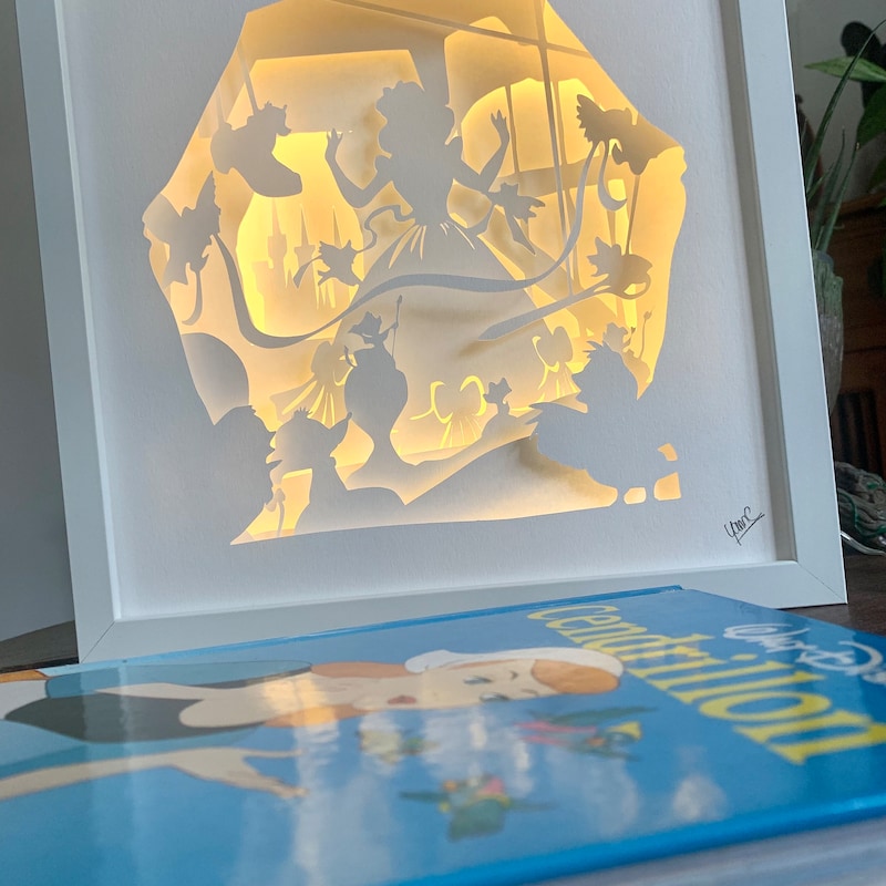 Cinderella Lamp - Etsy