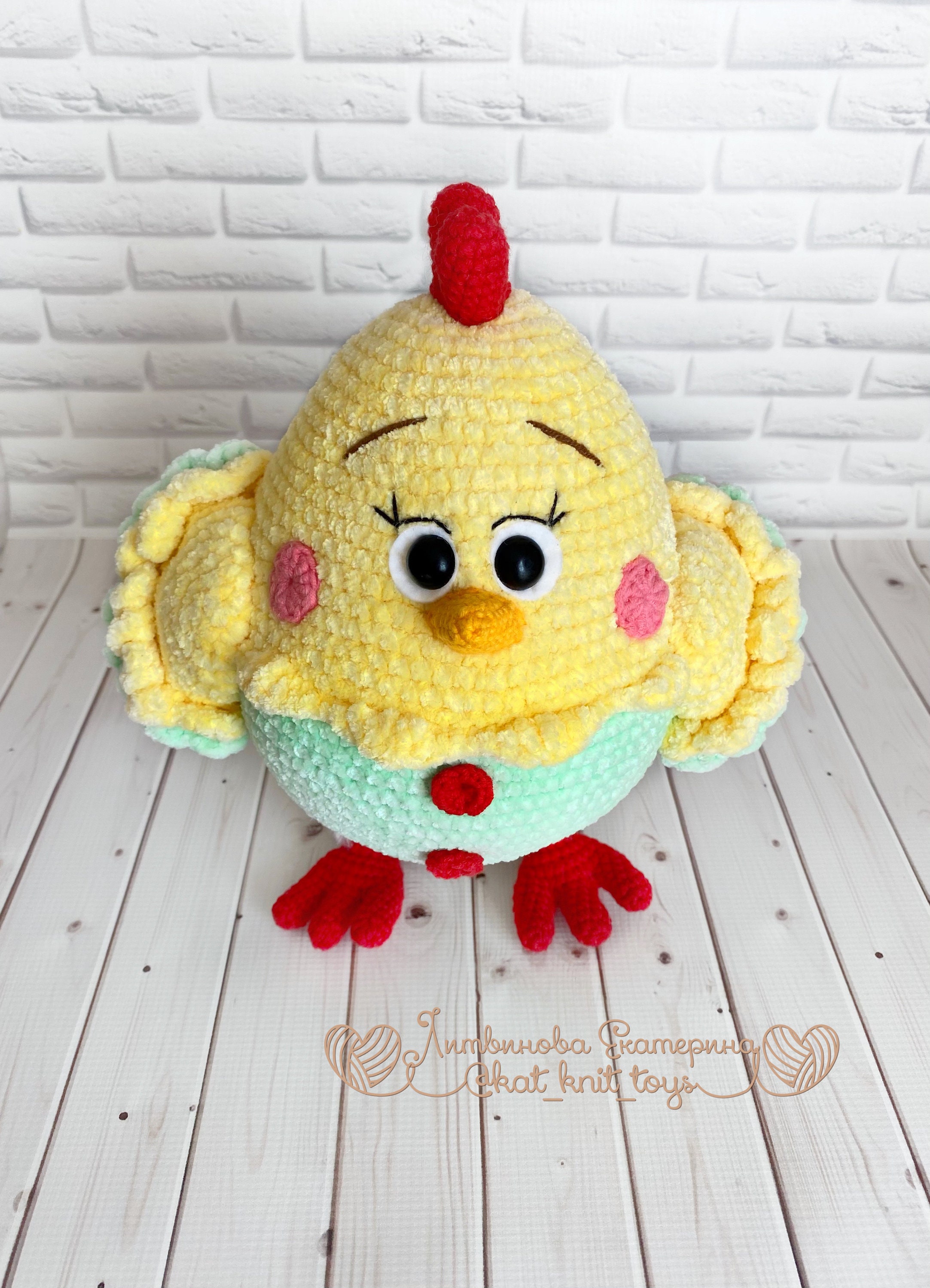 Crochet chicken plush PATTERN Amigurumi chick plush crochet | Etsy