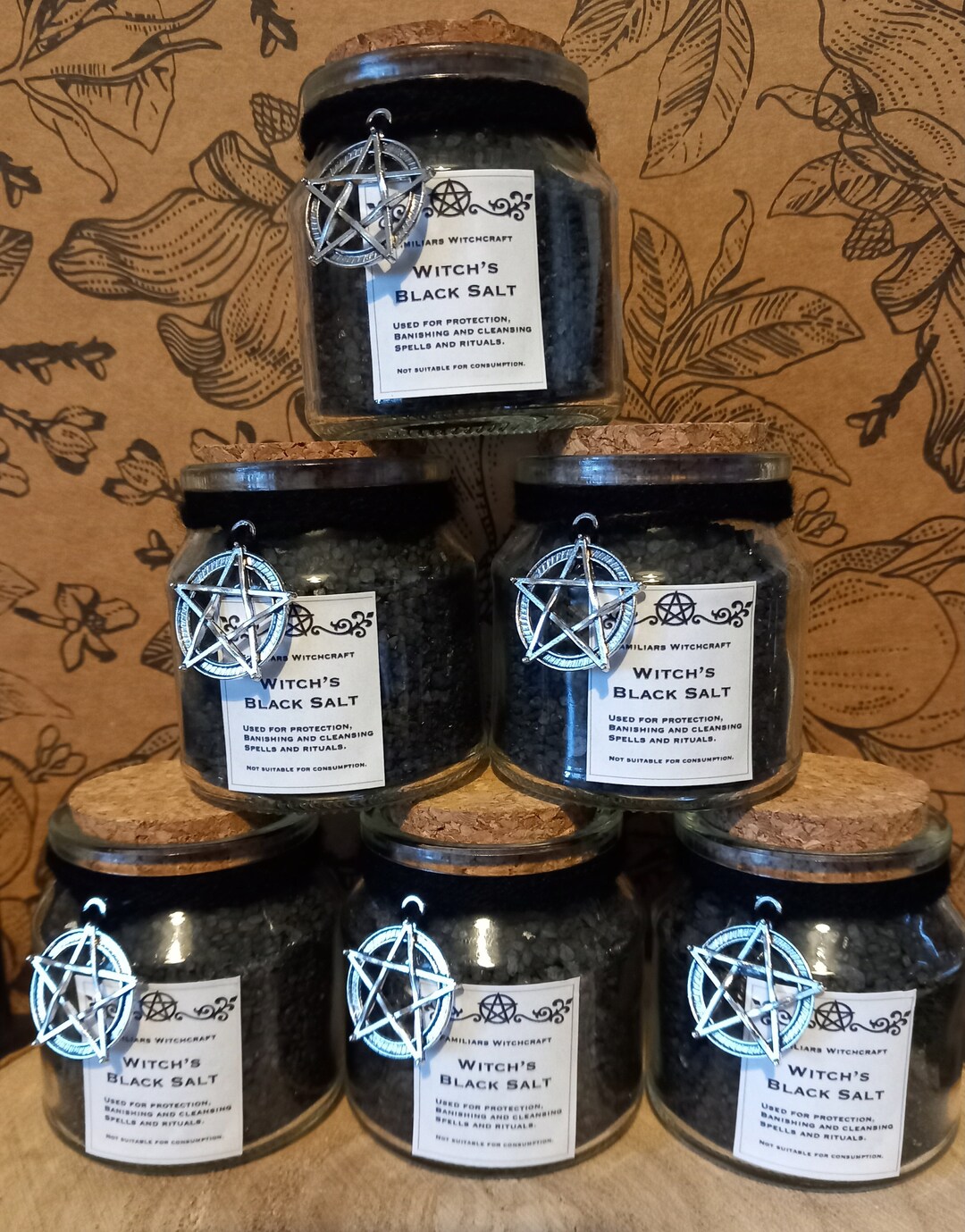 Witches Black Salt 160g. Witchcraft/pagan - Etsy UK