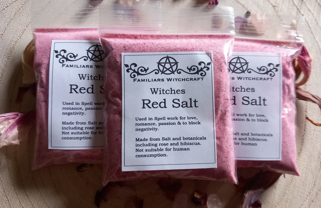 Witches Red Salt. Ritual Spell Salts - Etsy