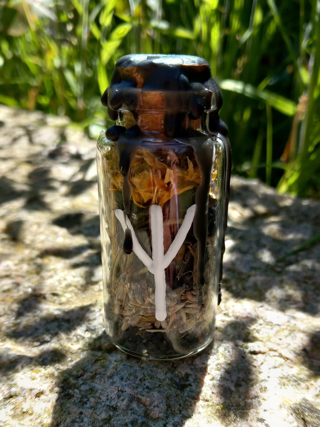 Protection Spell Jar, Witches Spell Bottle. - Etsy UK