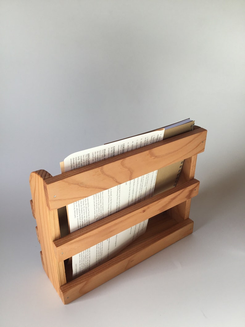 Wooden Letter Rack Rustic Wooden Letter Rack Mail Holder - Etsy UK
