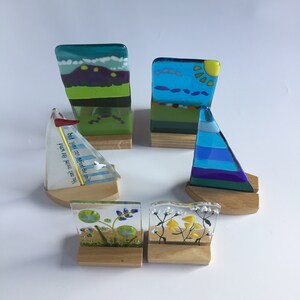 Glass Art Stands for Craft Fairs and Courses Available in Oak, Ash and ...