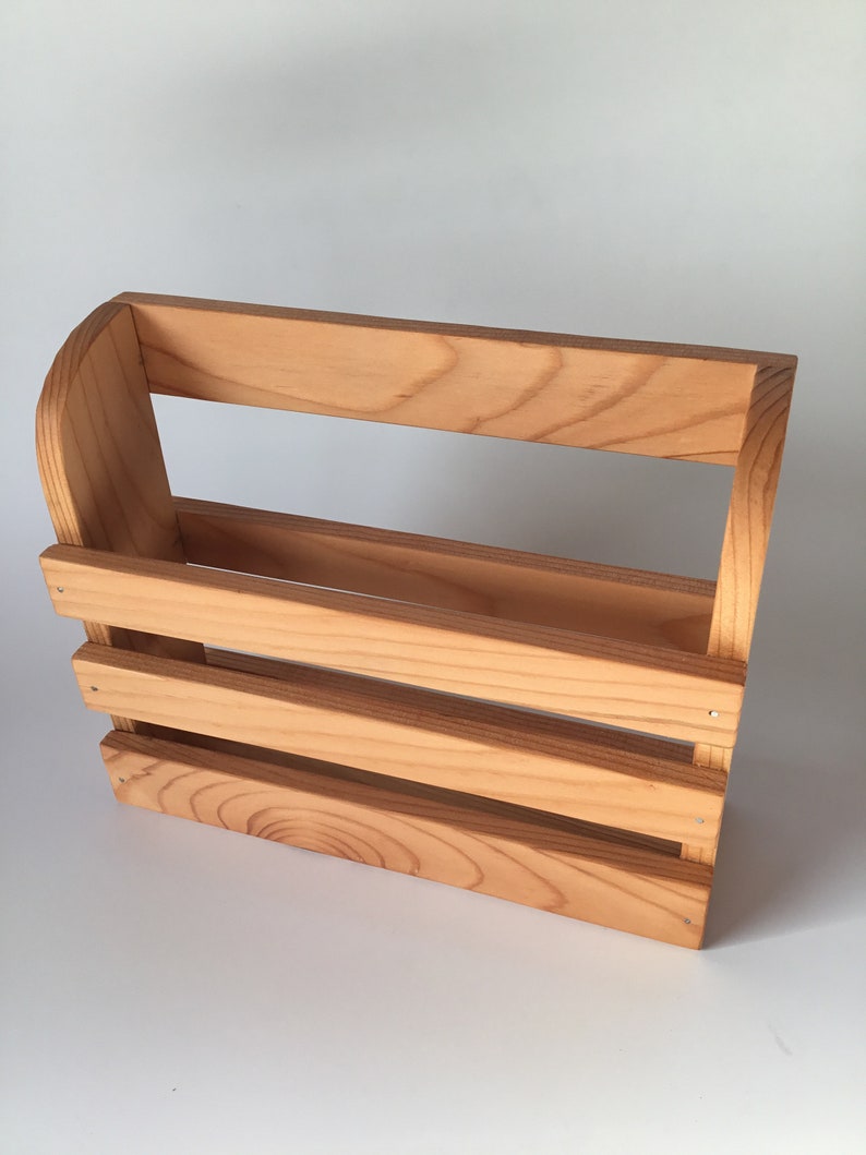 Wooden Letter Rack Rustic Wooden Letter Rack Mail Holder | Etsy UK