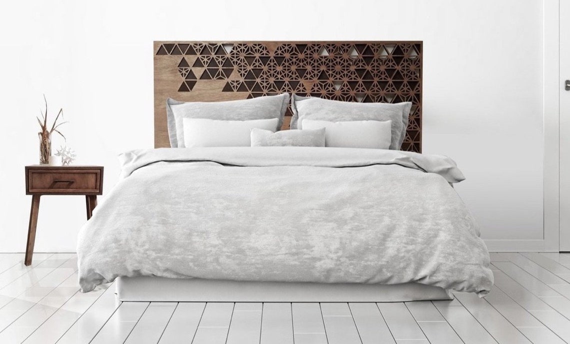 Headboard DXF Files for Beds of Different Sizes Scalable Laser Cut Svg ...