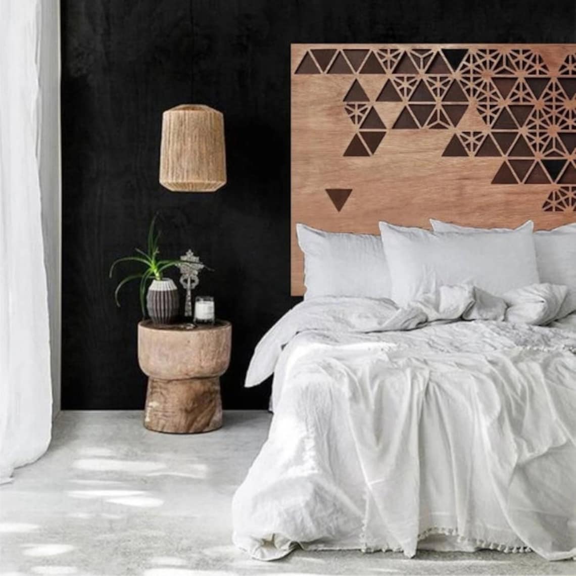 Headboard DXF Files for Beds of Different Sizes Scalable Laser Cut Svg ...