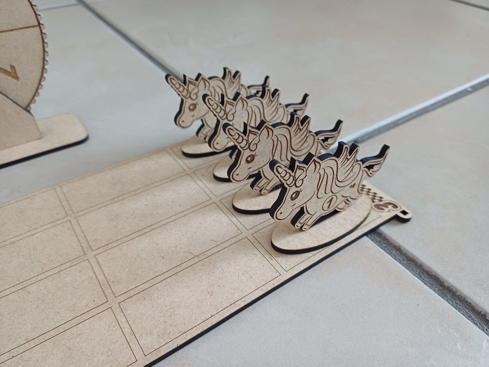 Unicorn Racing Board Game - Etsy