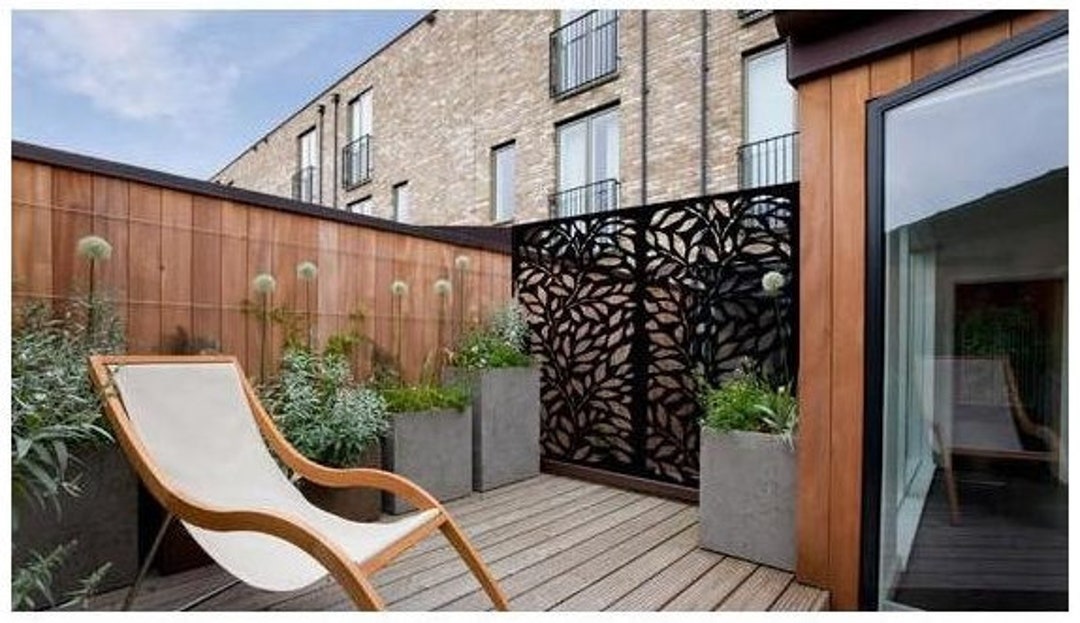 Garden Screen DXF and SVG Laser Cut Svg Template Glowforge Gift Dxf ...