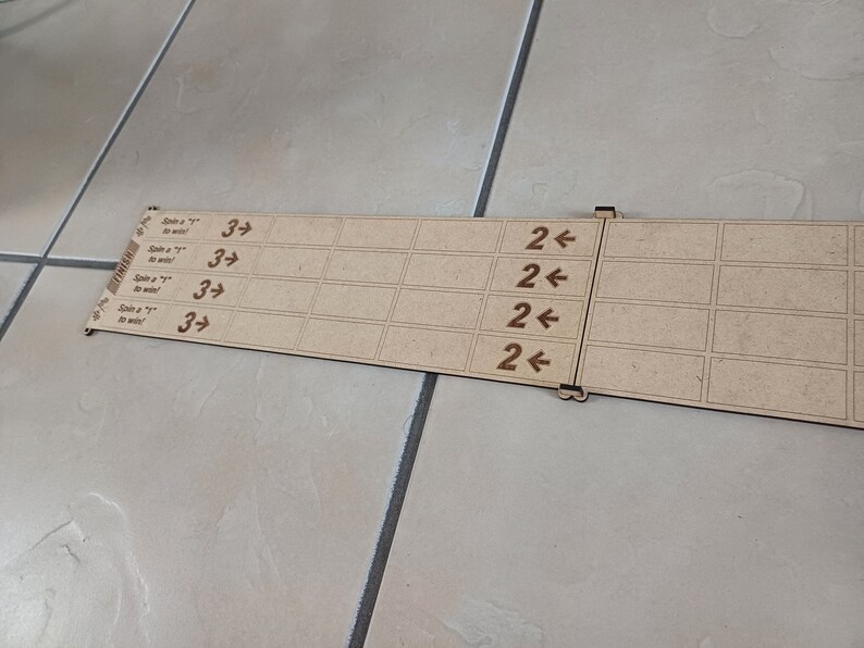 Unicorn Racing Board Game Laser Cut Svg Template Glowforge Gift Dxf ...