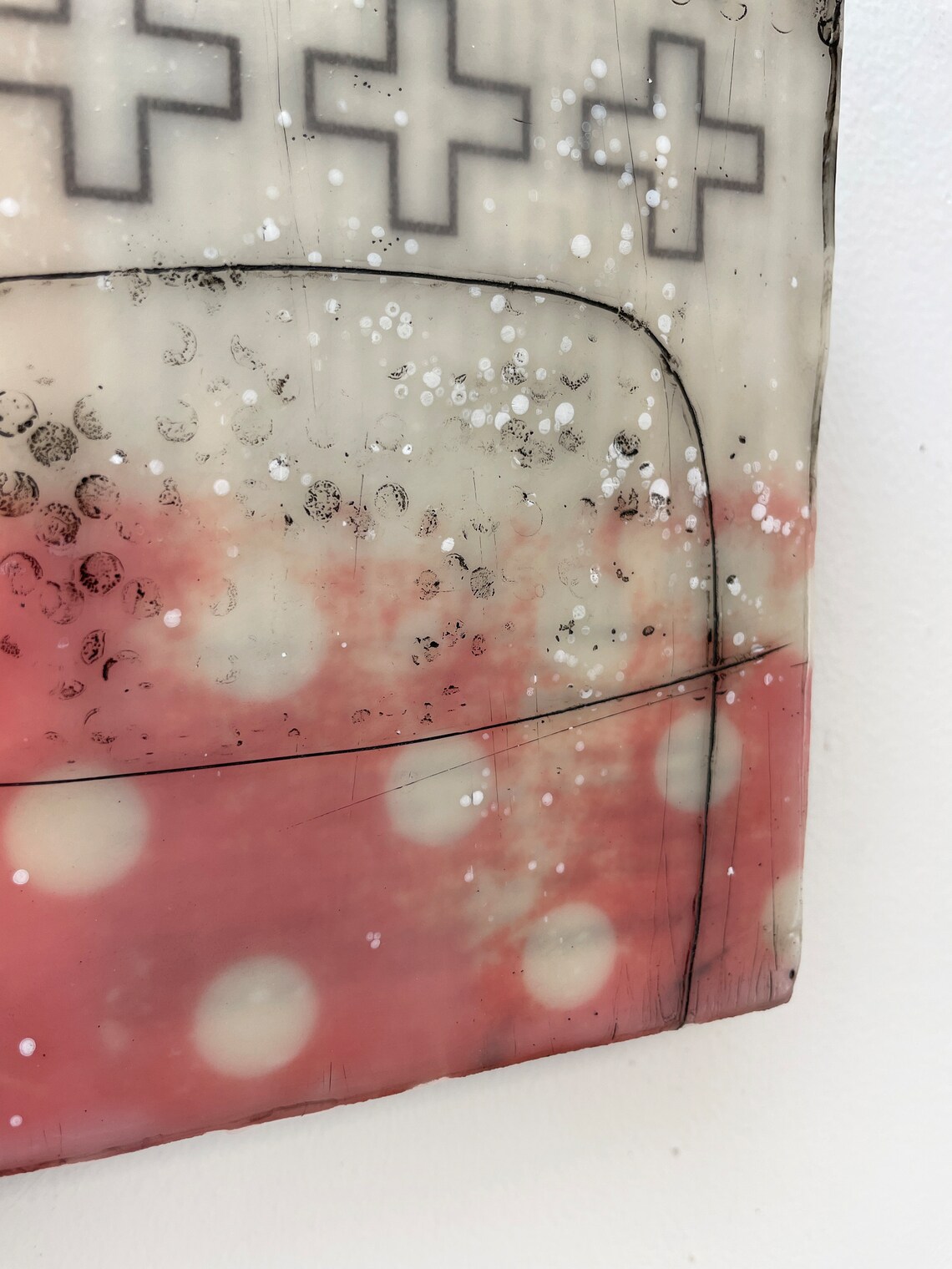 6x6 Encaustic Painting, Encaustic Collage, Encaustic Painting Original ...