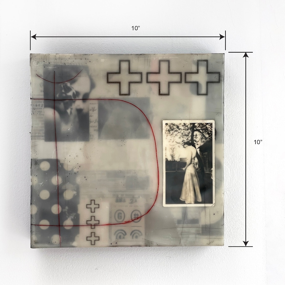 Encaustic Painting Encaustic Collage Collage Art Encaustic - Etsy