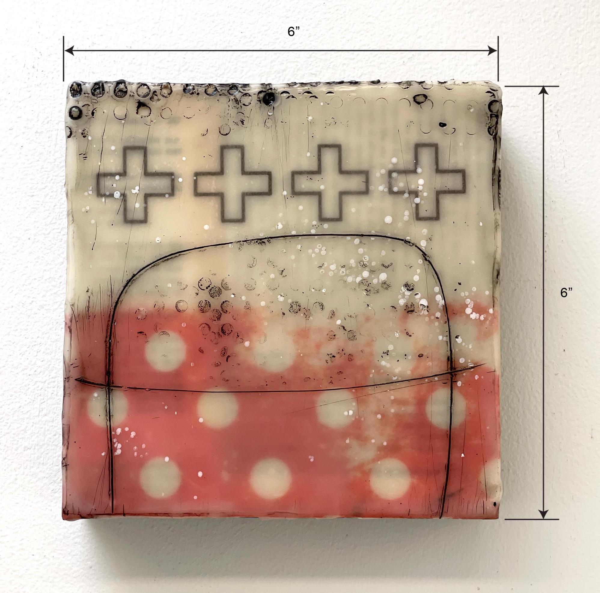 6x6 Encaustic Painting, Encaustic Collage, Encaustic Painting Original ...