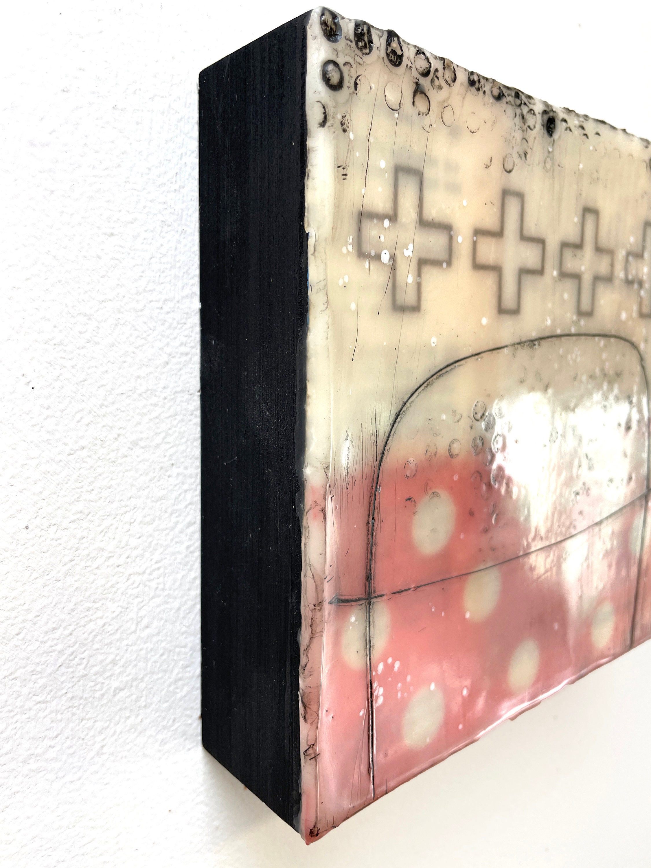 6x6 Encaustic Painting, Encaustic Collage, Encaustic Painting Original ...