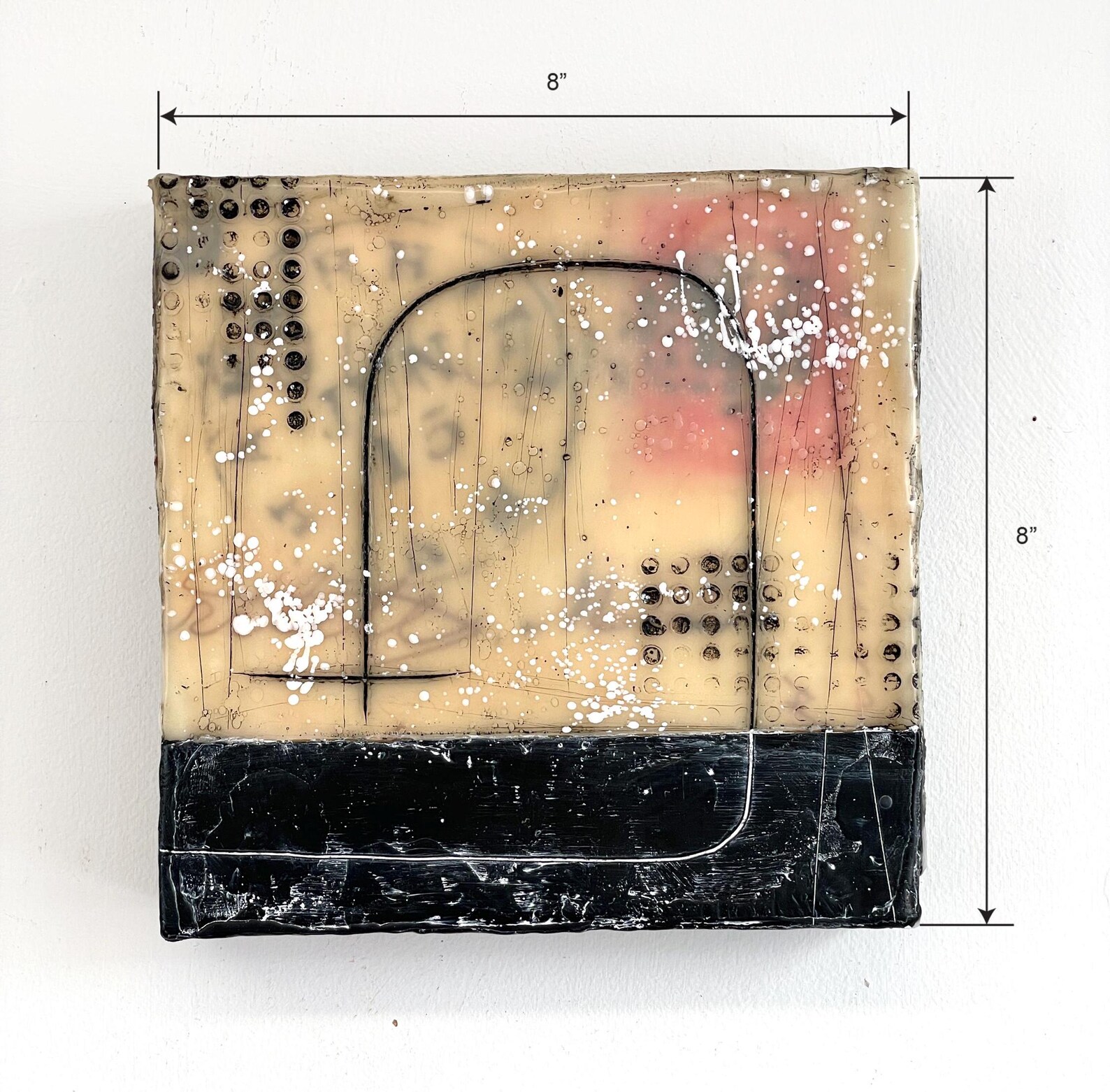 8x8 Encaustic Painting, Encaustic Collage, Collage Art, Encaustic ...
