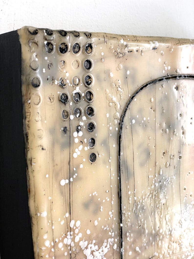 8x8 Encaustic Painting, Encaustic Collage, Collage Art, Encaustic ...