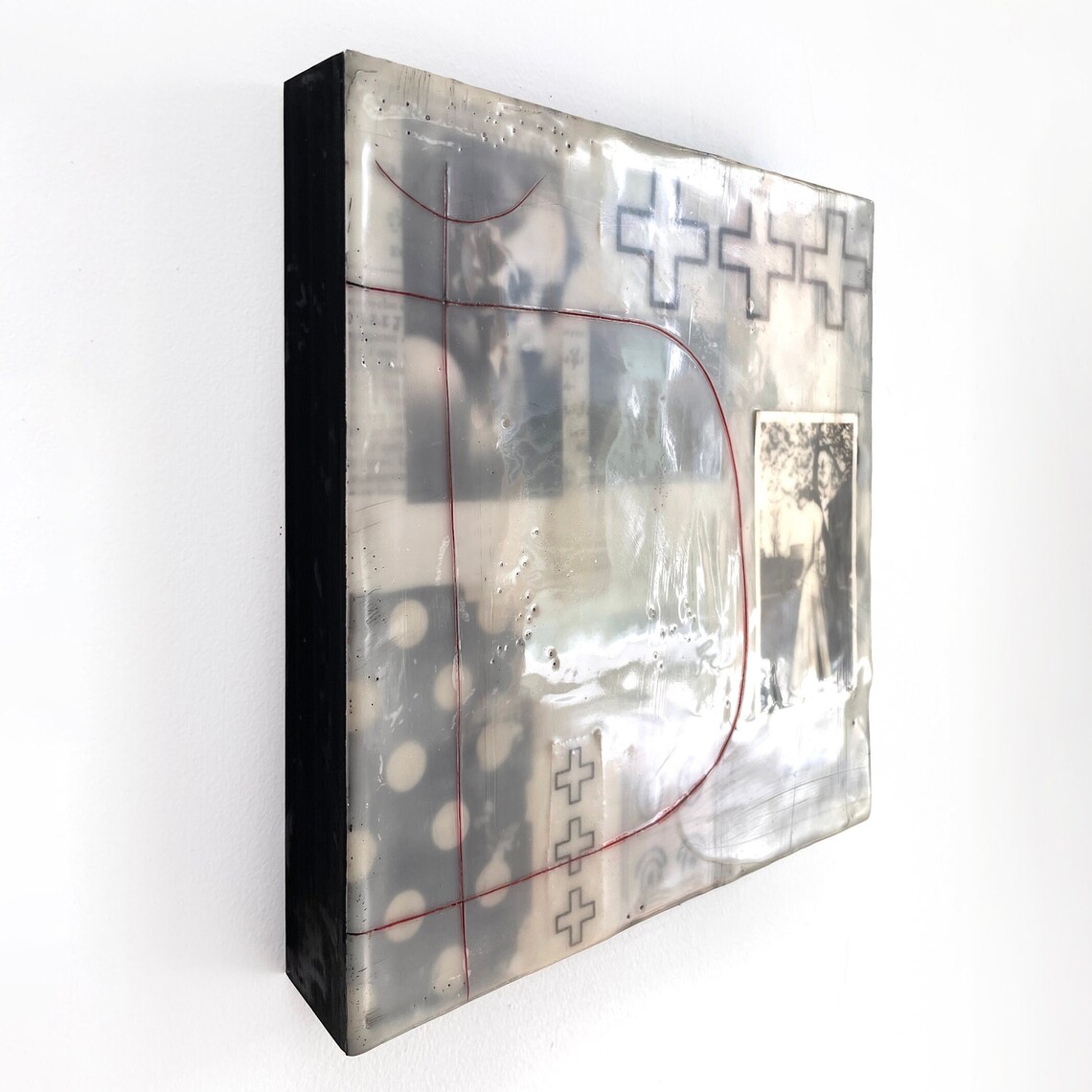 Encaustic Painting Encaustic Collage Collage Art Encaustic - Etsy