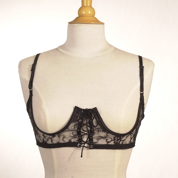 Open Cup Shelf Bra - Shop Online - Etsy