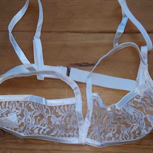 Sheer Lace Open Cup Bra - Mature - Etsy