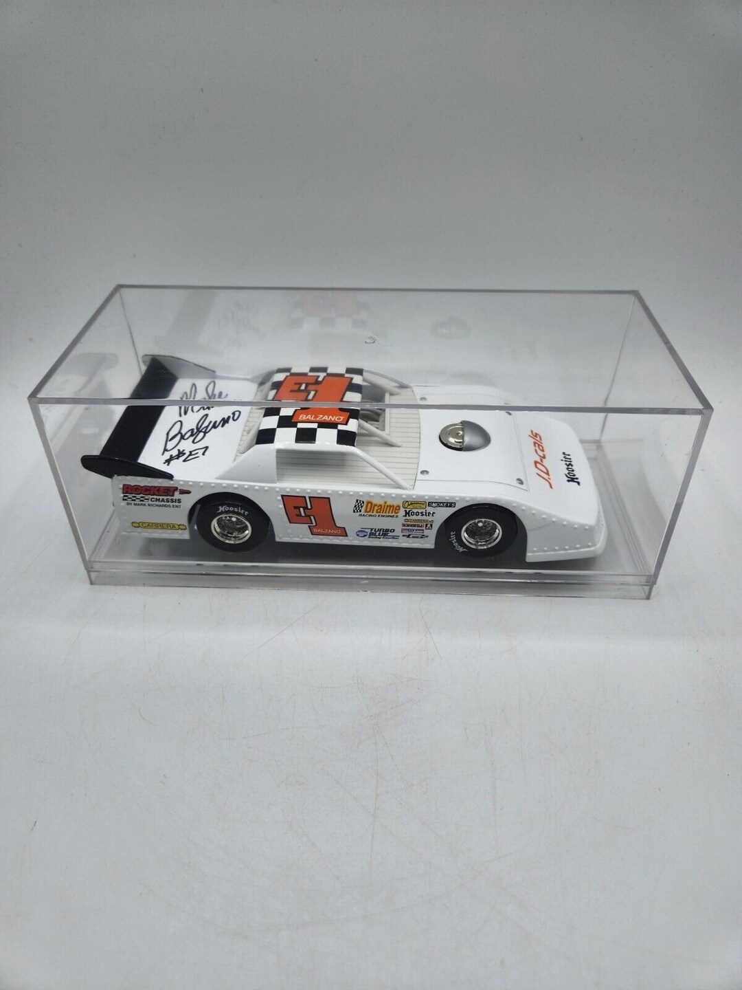 Action Racing 1997 Dirt Car E1 Mike Balzano LE 1:24 Scale Autographed ...